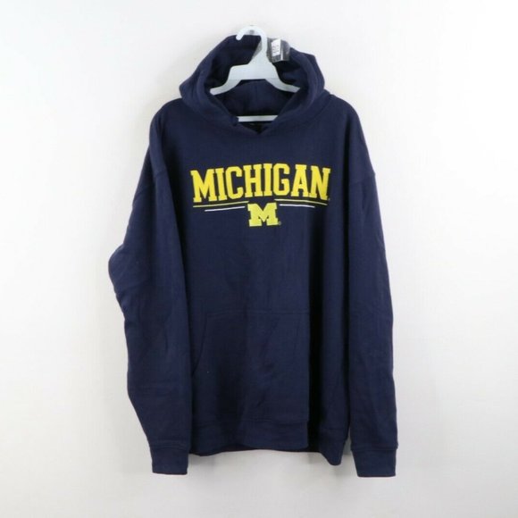 Vintage | Sweaters | Vintage 9s Faded University Of Michigan Hoodie ...